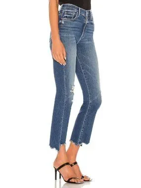 MOTHER | Jeans | Mother The Insider Crop Step Chew Dancing On Coals ...